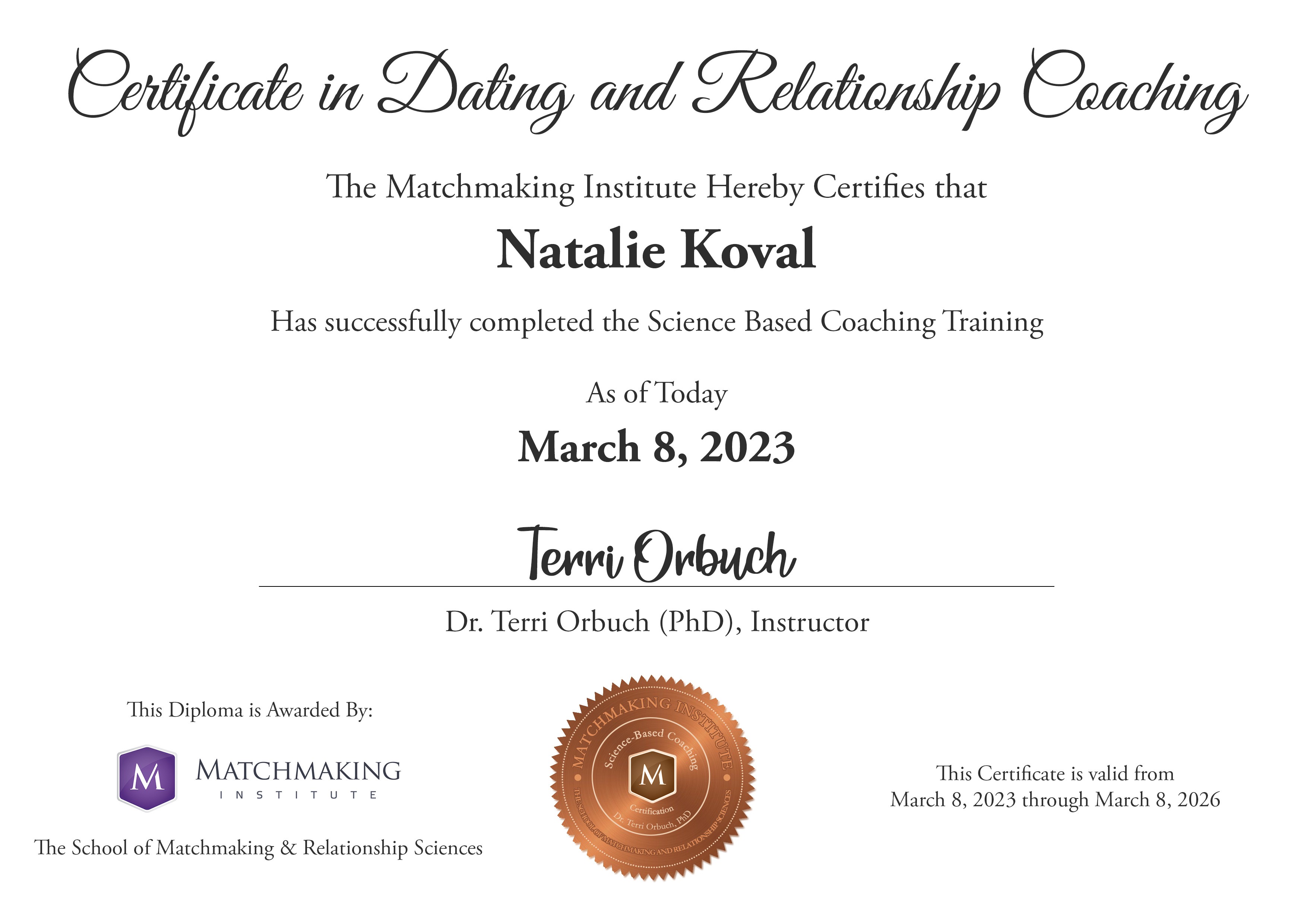Dating and Relationship Coaching